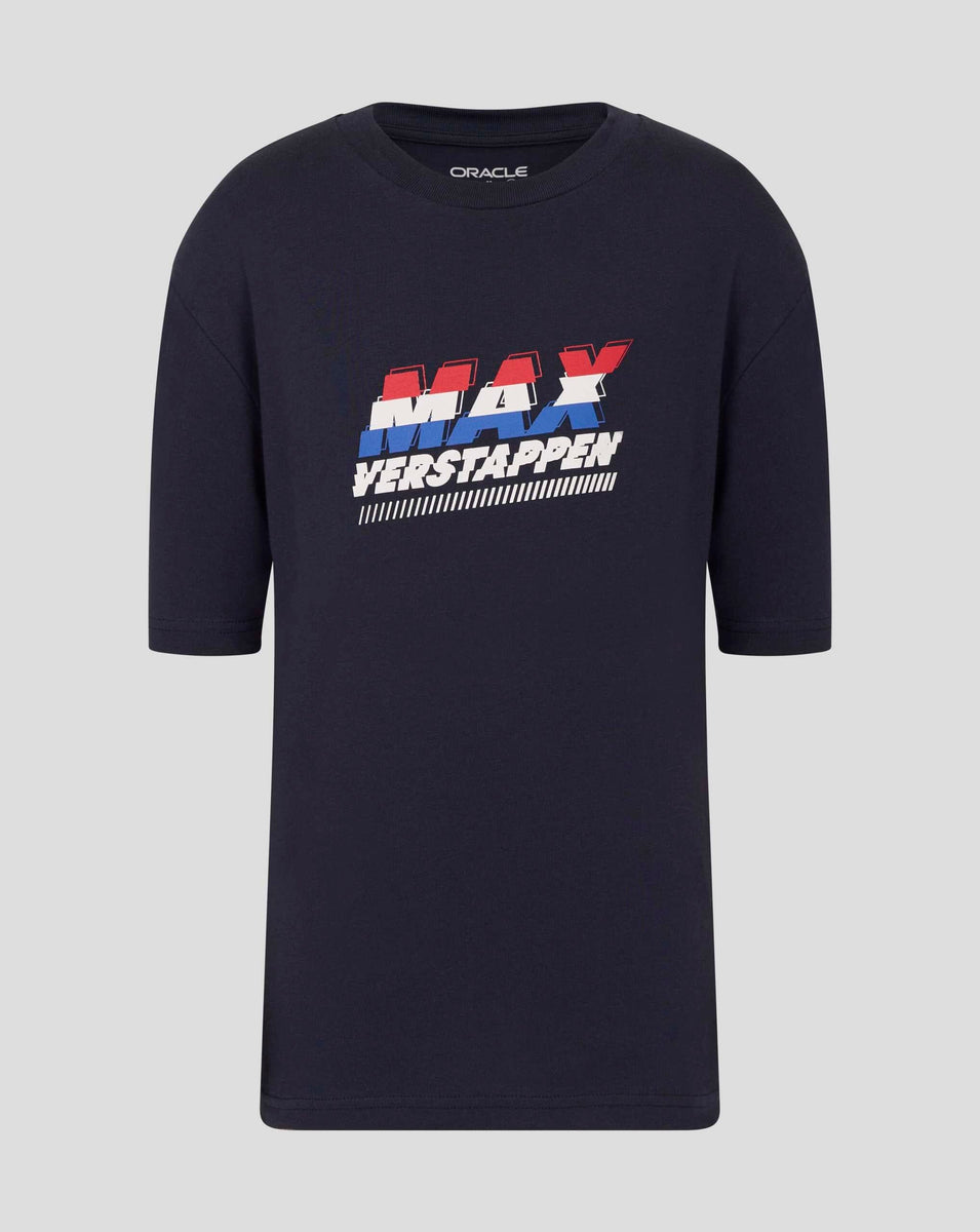 Red Bull Racing F1 Kid's Max Verstappen Front Graphic T-Shirt - Youth ...