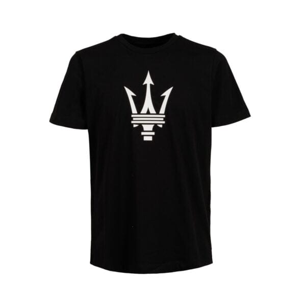 Maserati Large Logo Rubber Print T-Shirt - Black/Blue – CMC Motorsports®