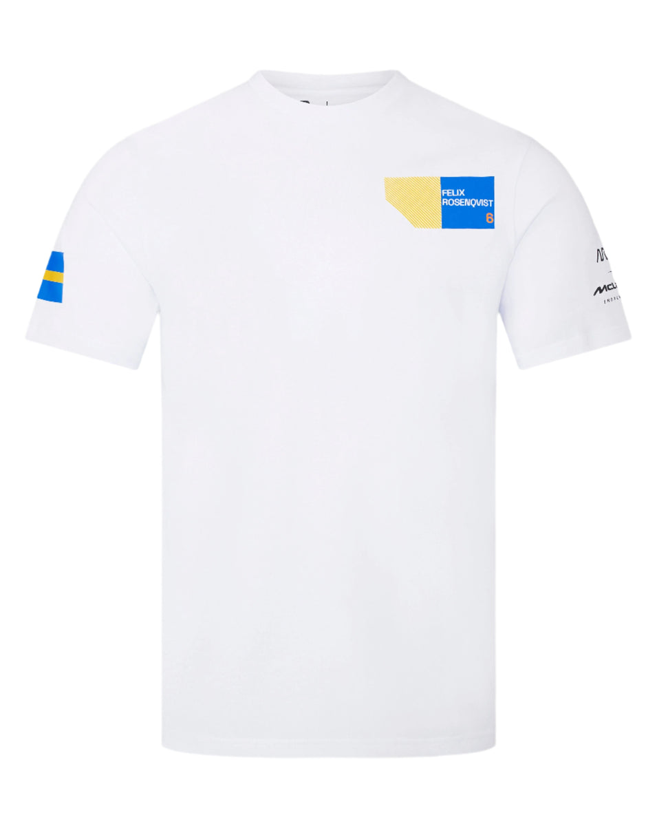 McLaren Indy Car Men's Felix Rosenqvist #6 T-Shirt - White – CMC ...
