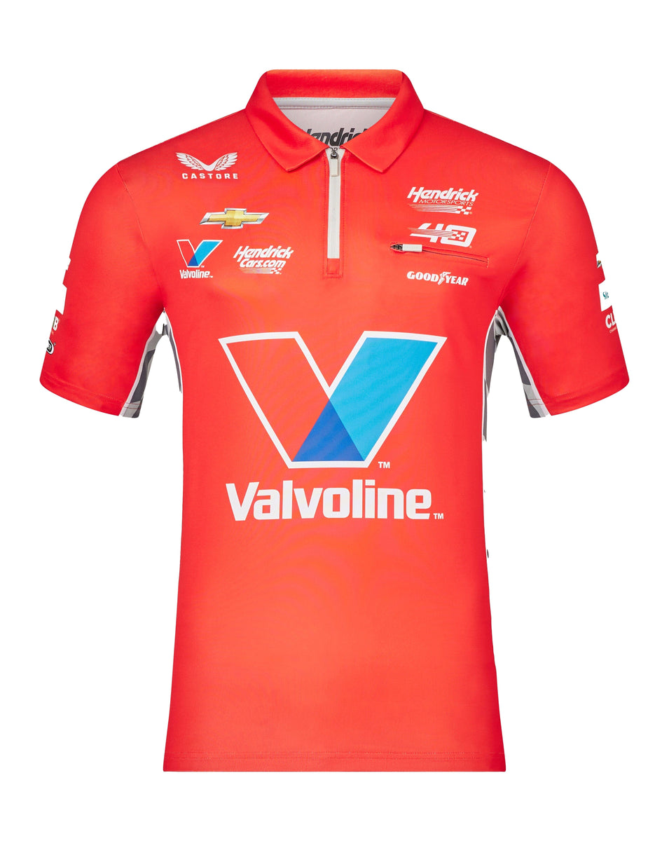 NASCAR Hendrick Motorsport Valvoline Polo Shirt - Red/Blue – CMC ...