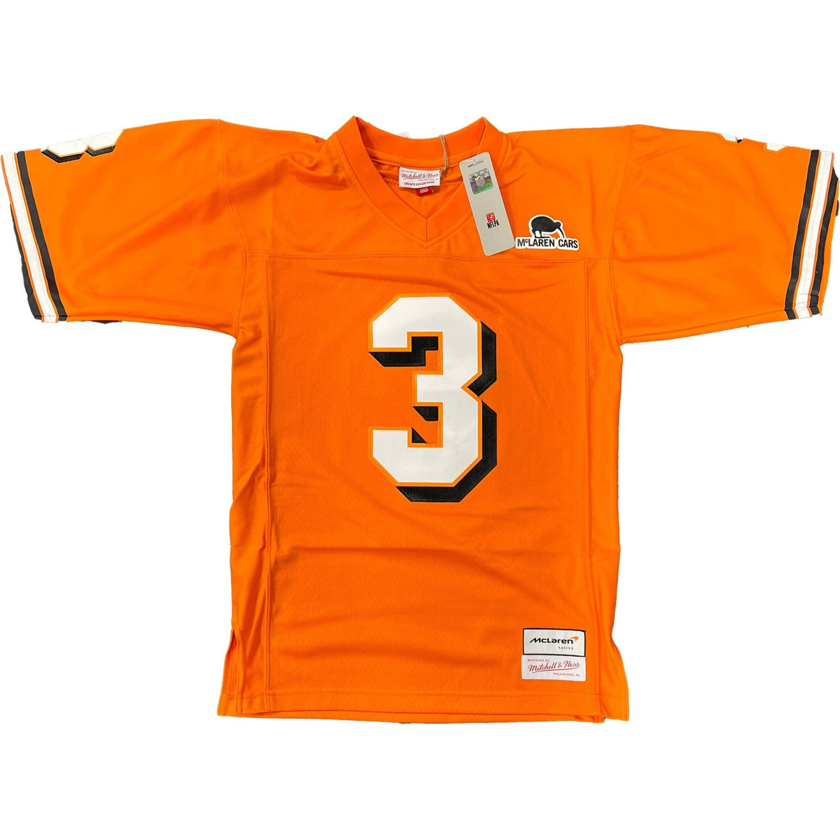 McLaren x Mitchell and Ness F1 USA Austin GP Daniel Ricciardo Football ...